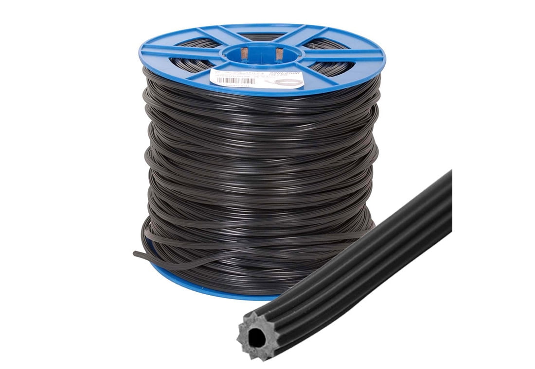 CRL SSBL250B .250" Black Serrated Screen Retainer Spline Bulk 15 Pound ...