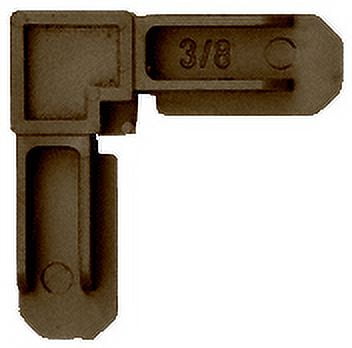 CRL SWSC38BRZ-XCP100 CRL Bronze 3/8" Square Cut WSF346 Screen Frame ...