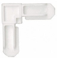 CRL SWSC516W-XCP100 CRL White 5/16" Square Cut Screen Frame Corners ...
