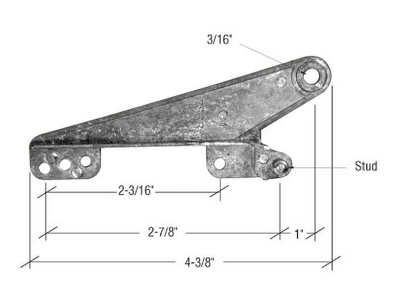 CRL WCM835 4-3/8" Awning Window Vent Hinge - Walmart.com