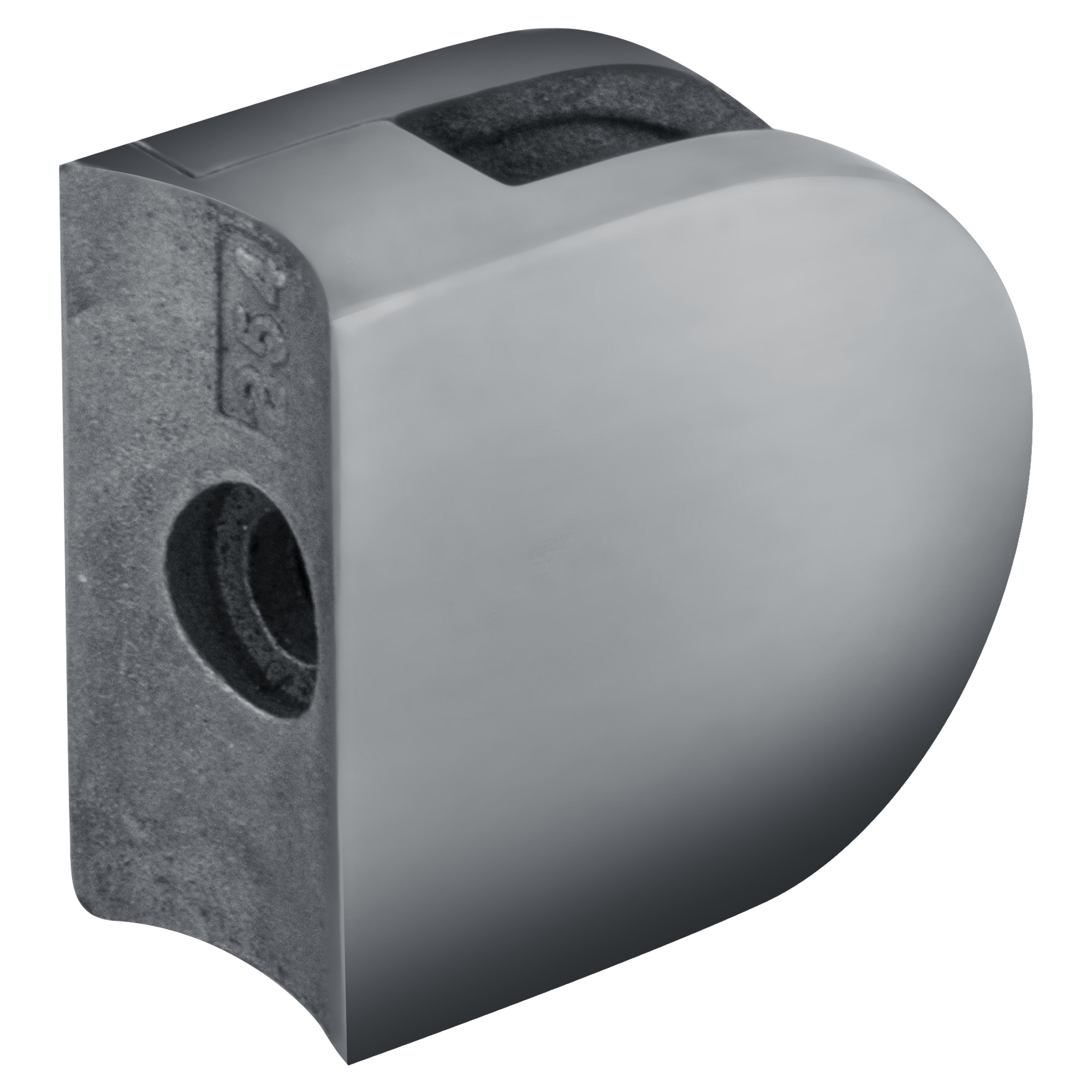 CRL ZMR06PS Polished Stainless Mini Z-Series Round Type Radius Base ...