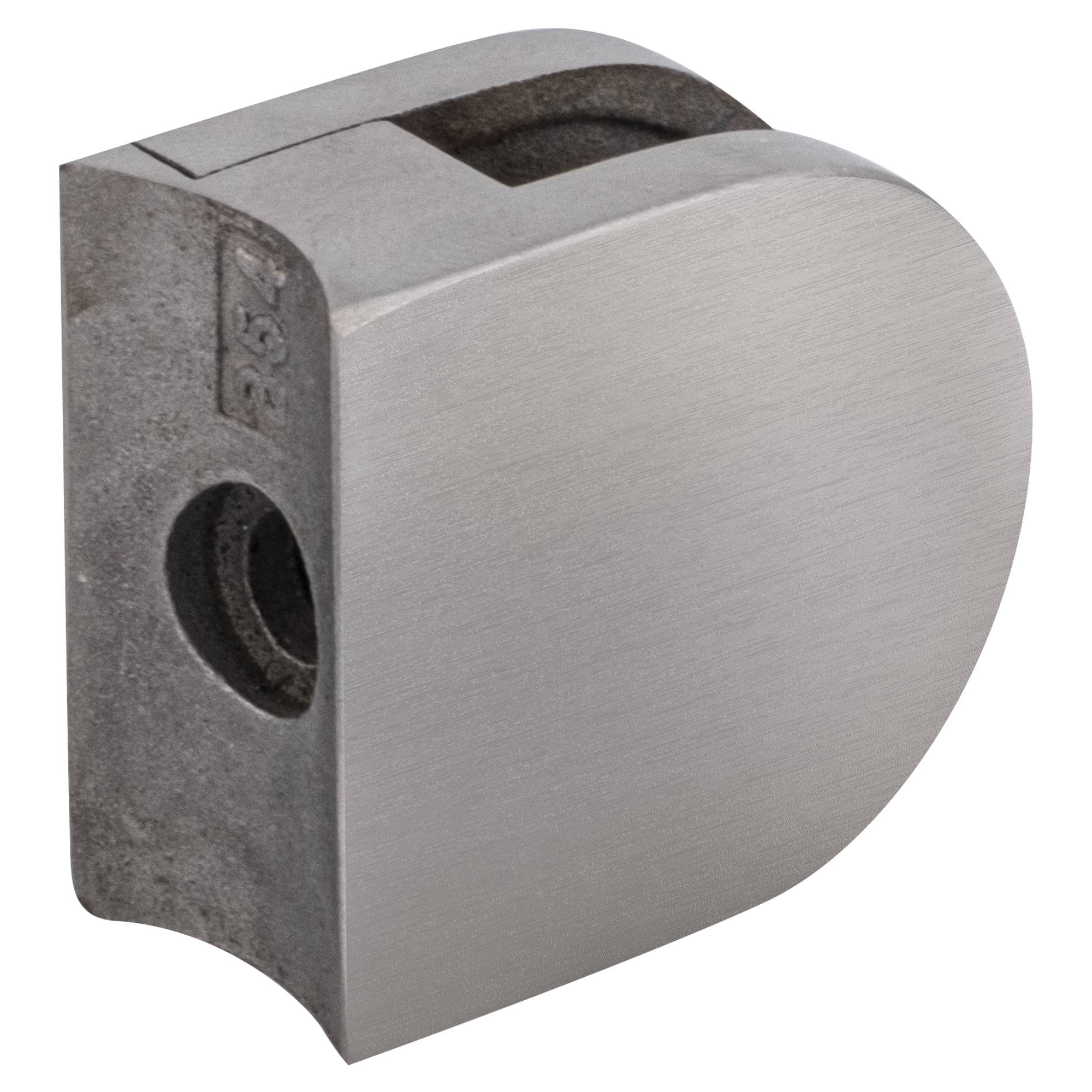 CRL ZMR06SS Satin Stainless Mini Z-Series Round Type Radius Base Glass ...