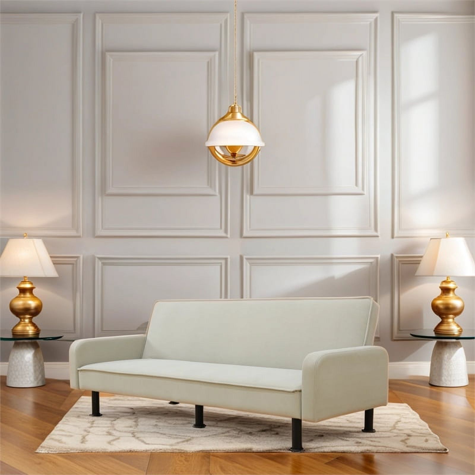 CRO Decor Flange Living Room with Adjustable Sofa from Multiple Angles ...