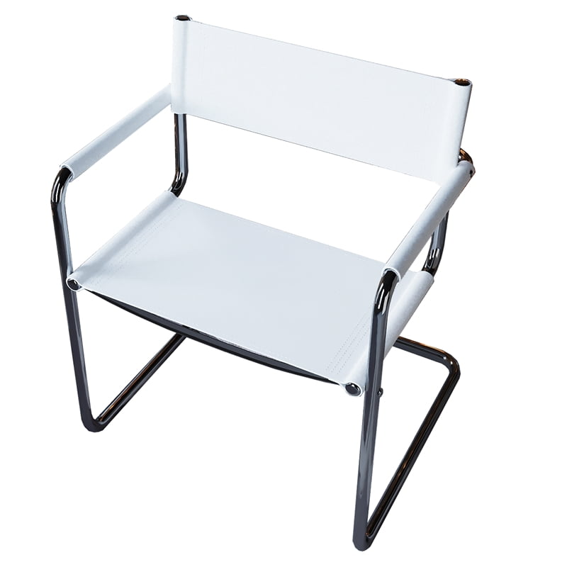 CRO Decor Modern Faux Leather Stainless Steel Office Chair Dining Chair ...