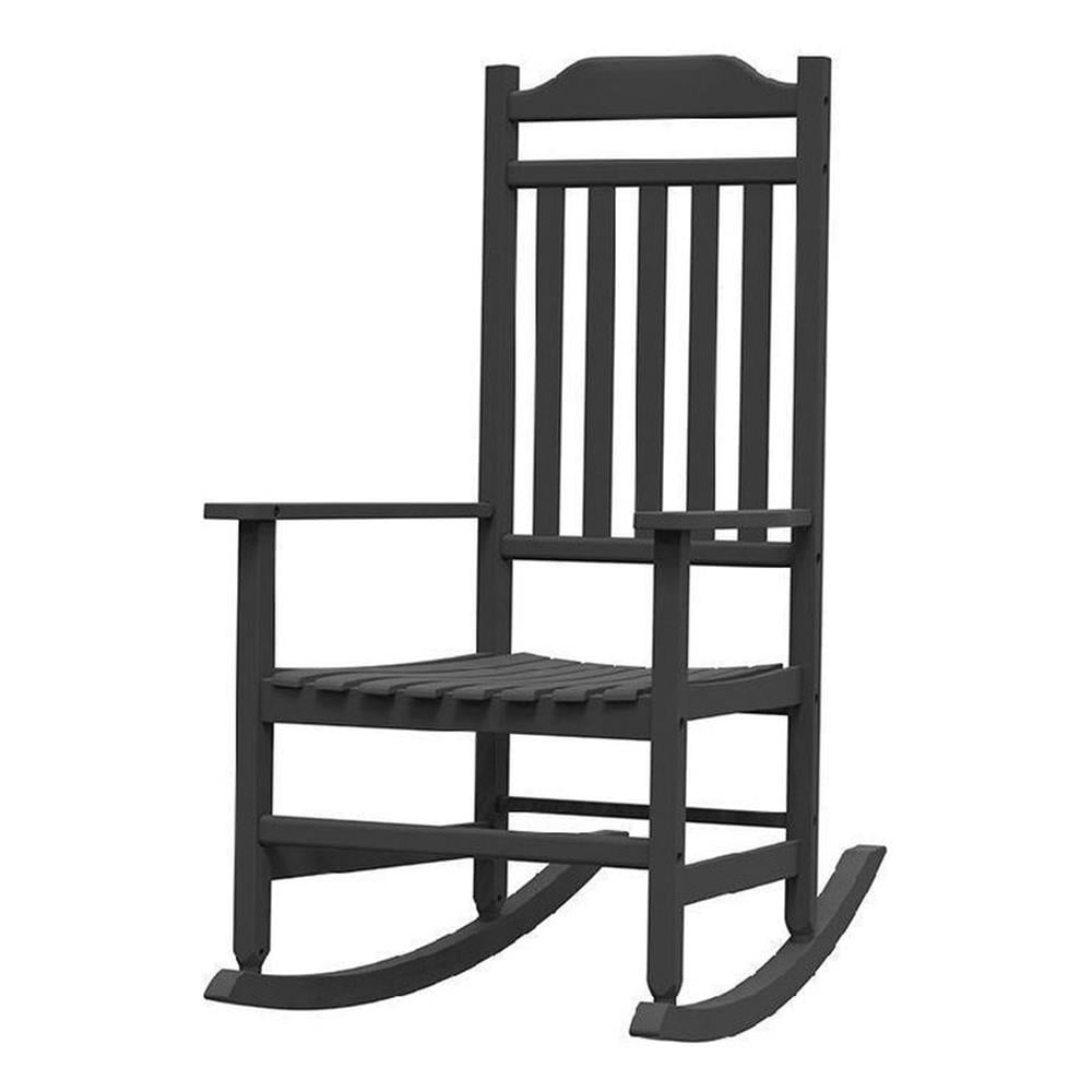 CRO Decor Resin Ergonomic Rocking Chair with Classic Design - Walmart.com