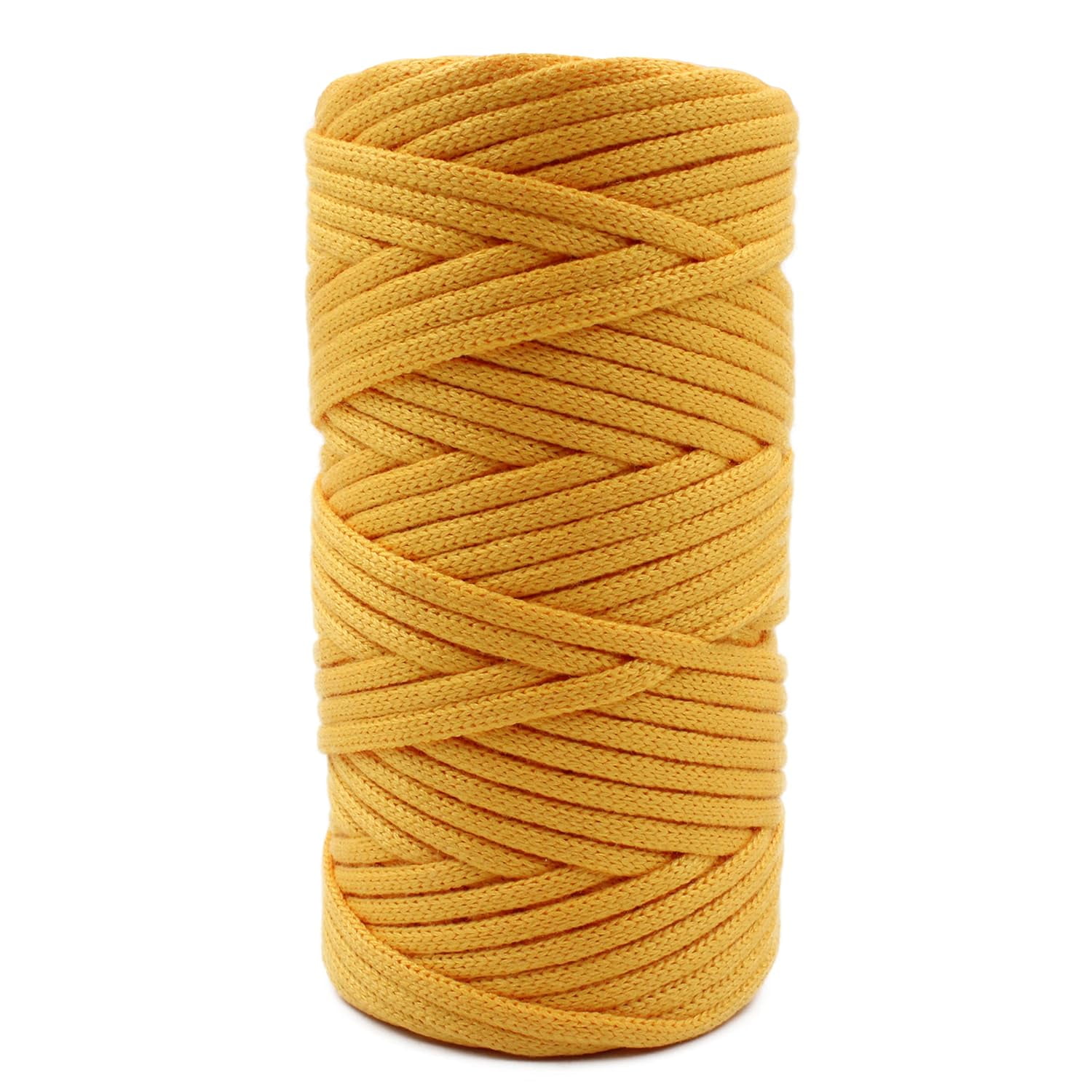 CROCHETA Mango Yellow 3mm x 54yards Crochet Macrame Cord, Colored ...