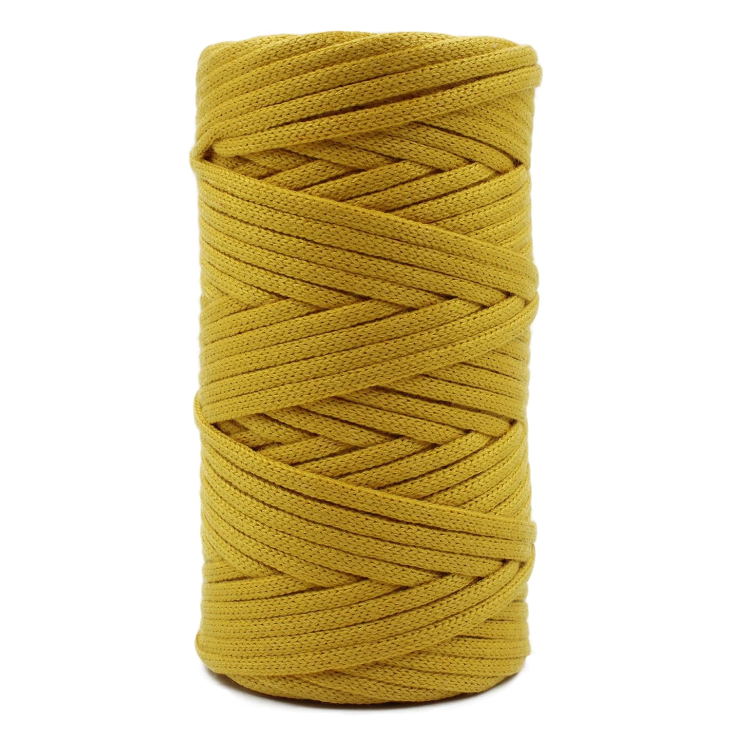 CROCHETA Mustard 3mm x 54yards Crochet Macrame Cord, Colored Macrame ...