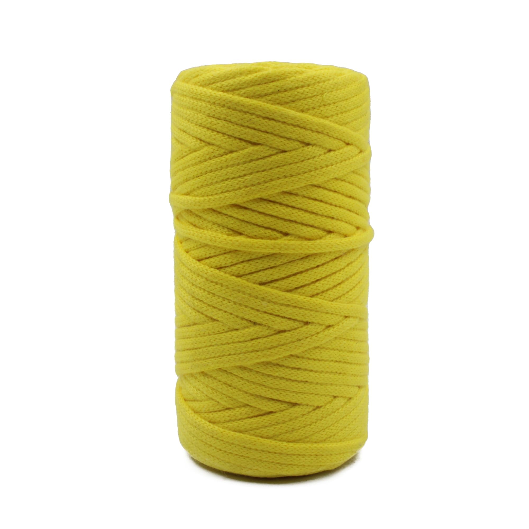 CROCHETA Yellow 3mm x 54yards PP Knot Macrame Cord, Colored Macrame ...
