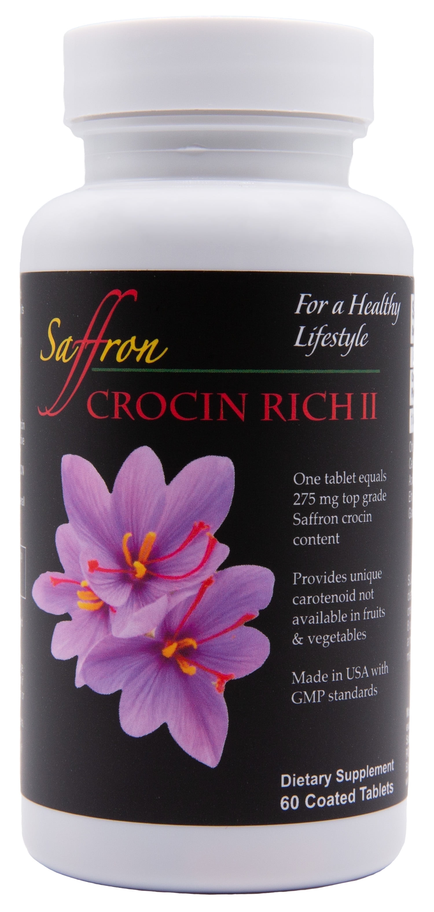 CROCIN RICH II - 60CT, Supplement for Eye, Energy, Mobility, Tremors ...