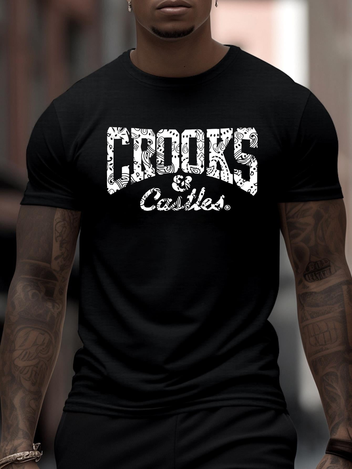 CROOKS Men's Short Sleeve T-Shirt, Casual For Outdoor Sports And ...