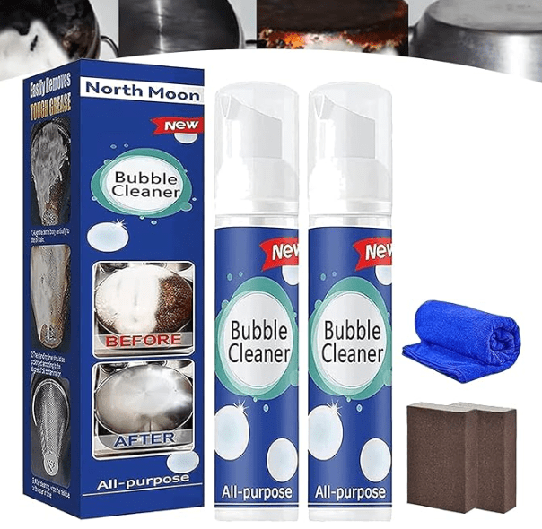 CROOT 2 Pack Bubble Cleaner Foam, All Purpose Bubble Cleaner Kitchen ...