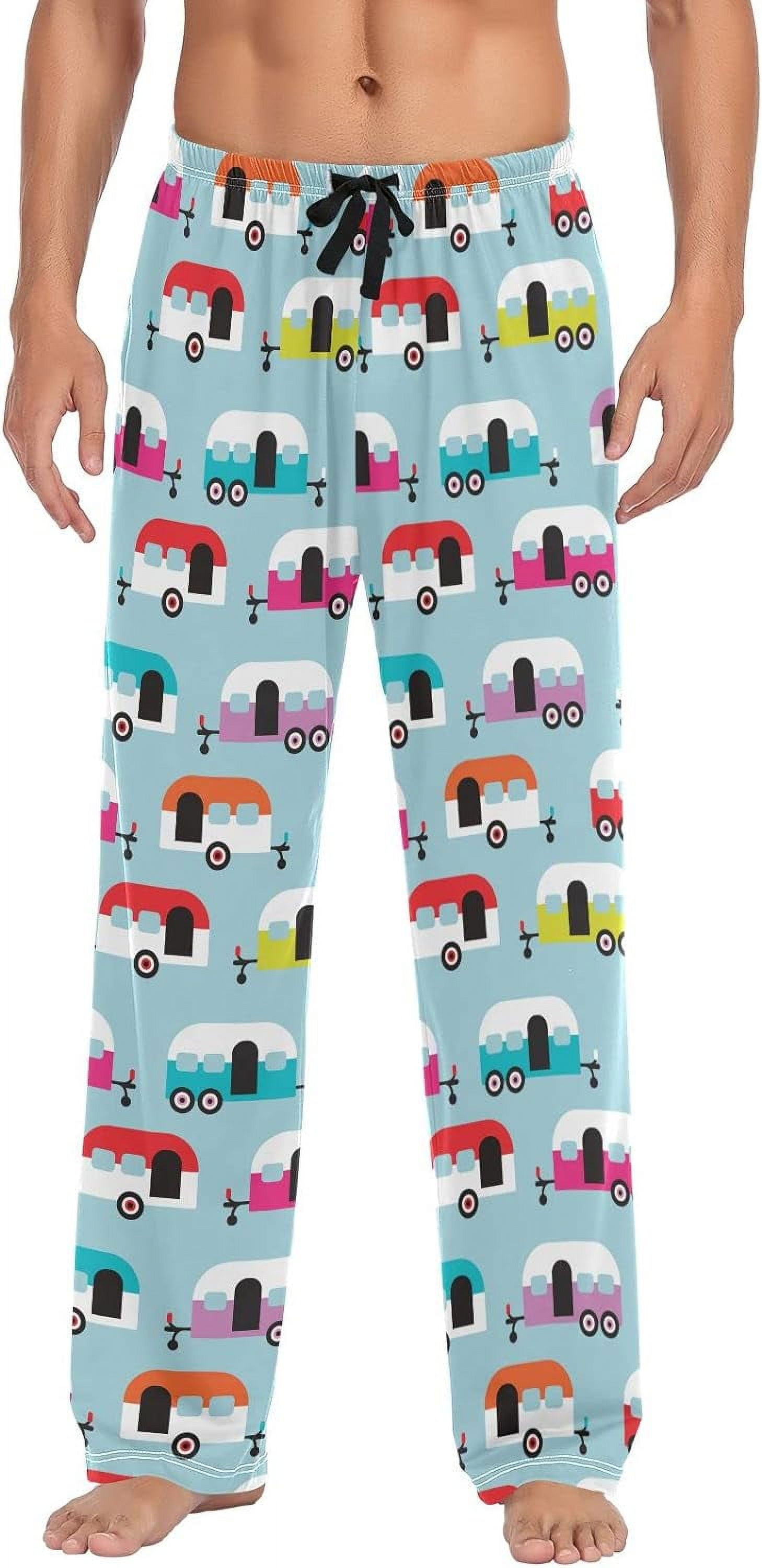 CROPD Camper Caravan Pajama Pants for Men Pajama Bottoms Mens Pjs Sleep ...