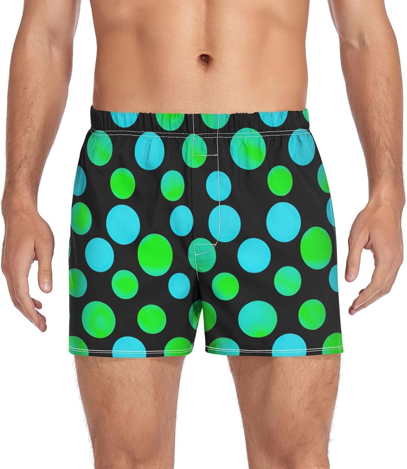 CROPD Green Shamrocks Stpatrick Day Mens Underwear Classic Fit Boxers ...