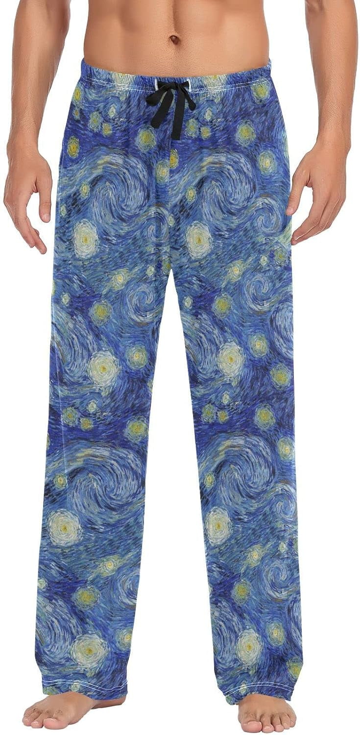 CROPD London Symbol Union Jack Men's Straight-Fit Pajama Pants Sleep ...