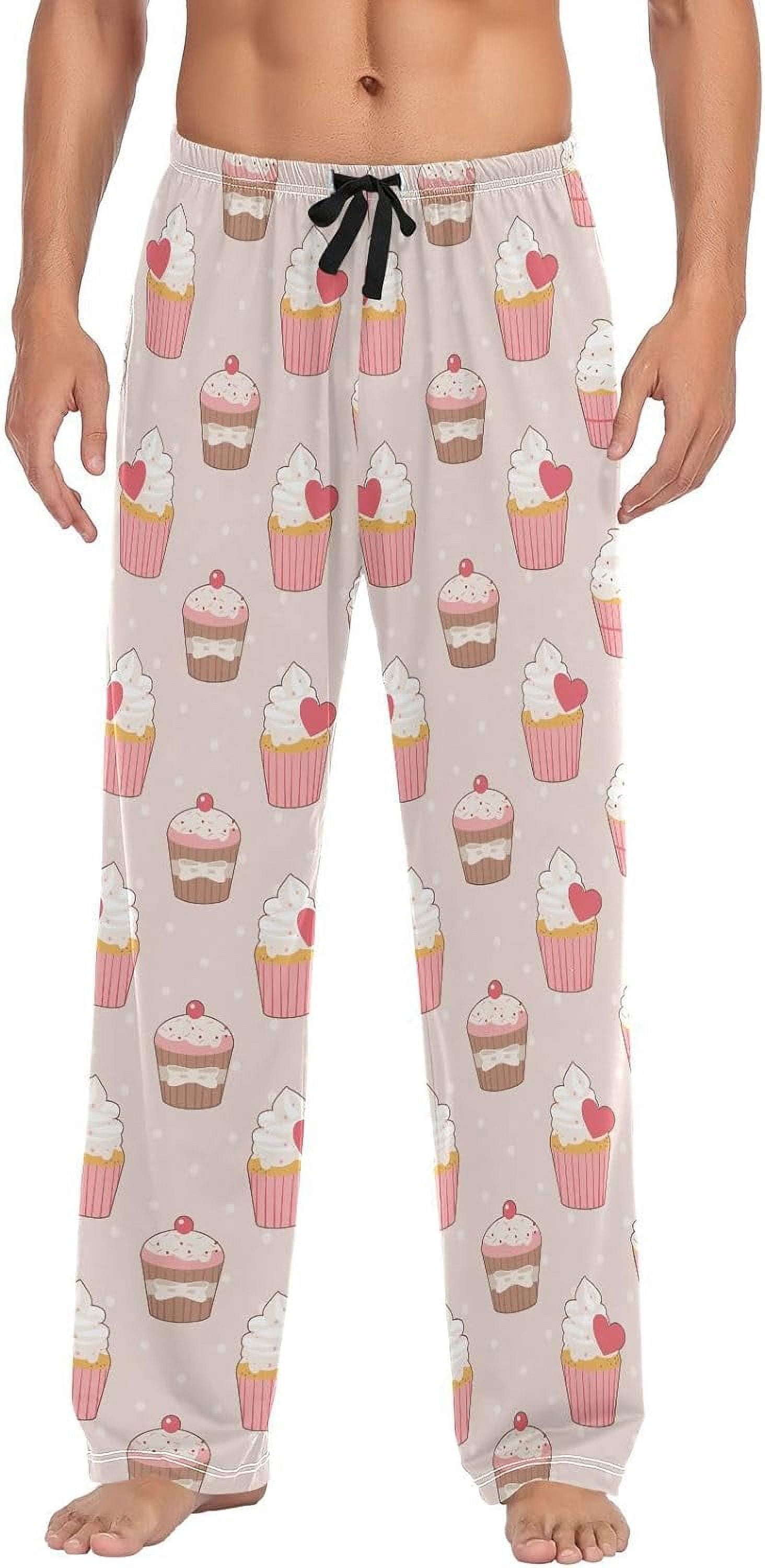 CROPD Men's Cupcake Pajama Pants Motorcycle Motocross Abstract ...