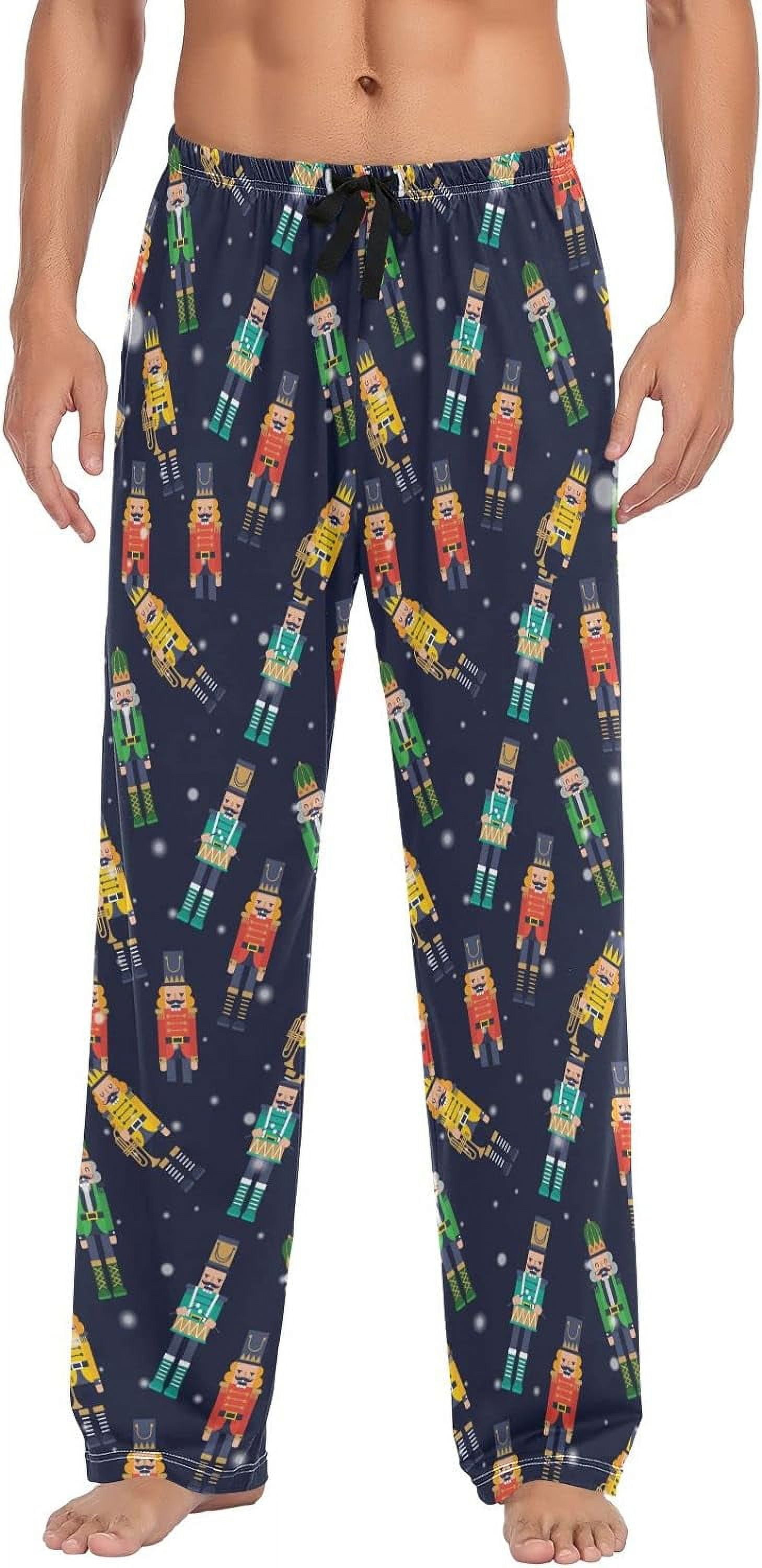 CROPD Men's Xmas Nutcracker Soldiers Pajama Pants Sleepwear Lounge ...