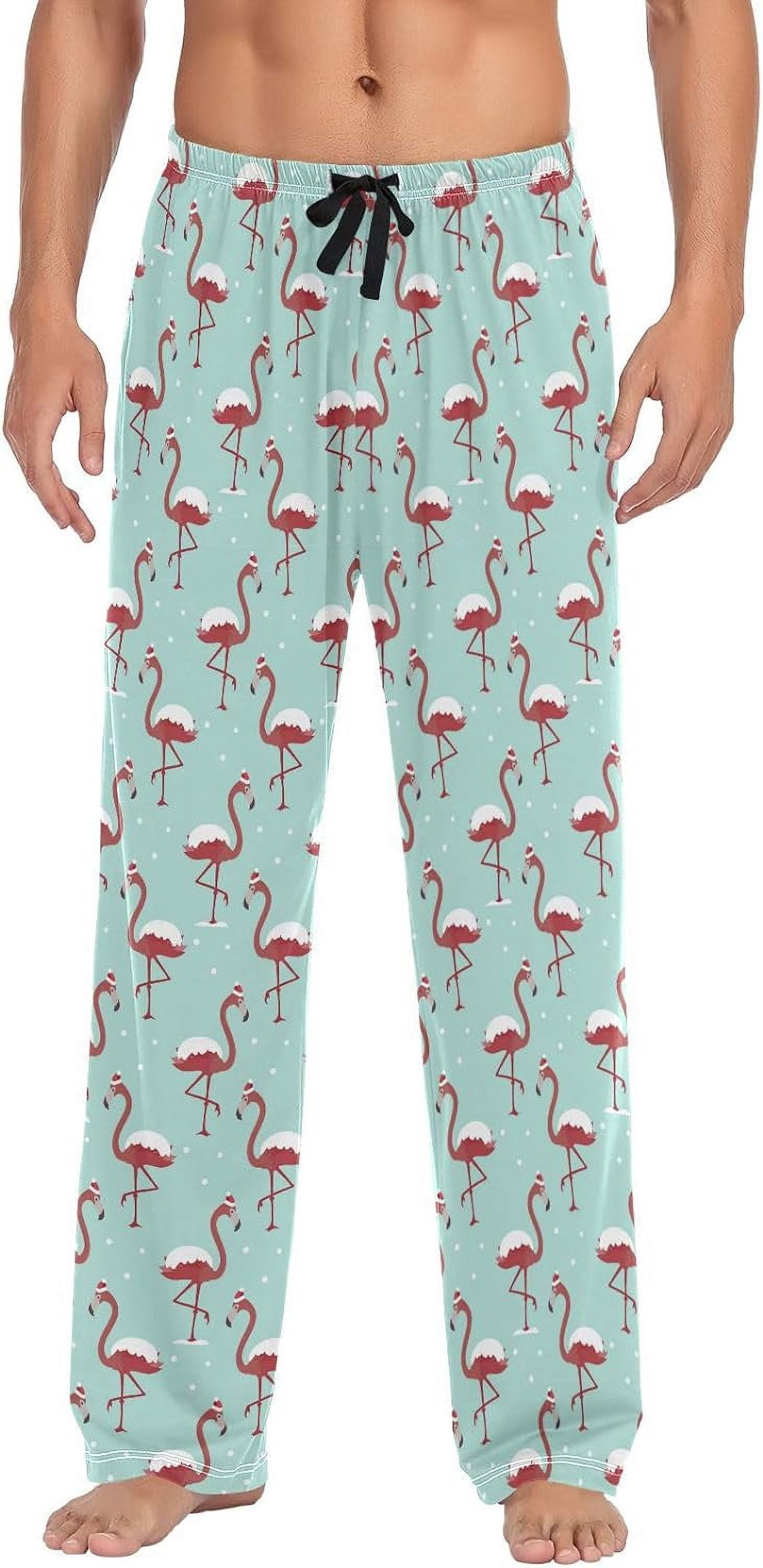 CROPD Men'sXmas Flamingo Pajama Pants Motorcycle Motocross Abstract ...