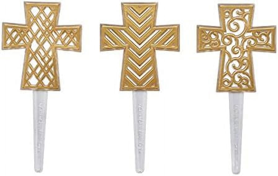 CROSS Baptism Communion Confirmation (12) Cupcake Topper ks - Walmart.com