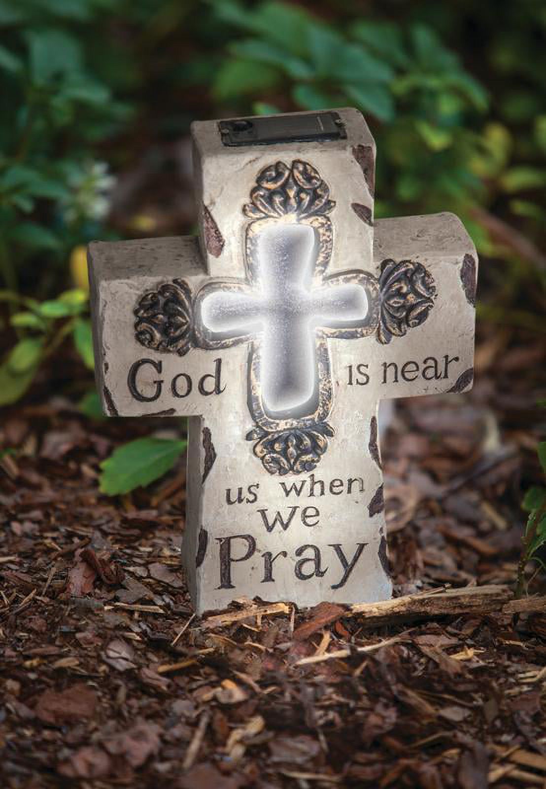 Manual CROSS SOLAR MEMORIAL STONE - Walmart.com