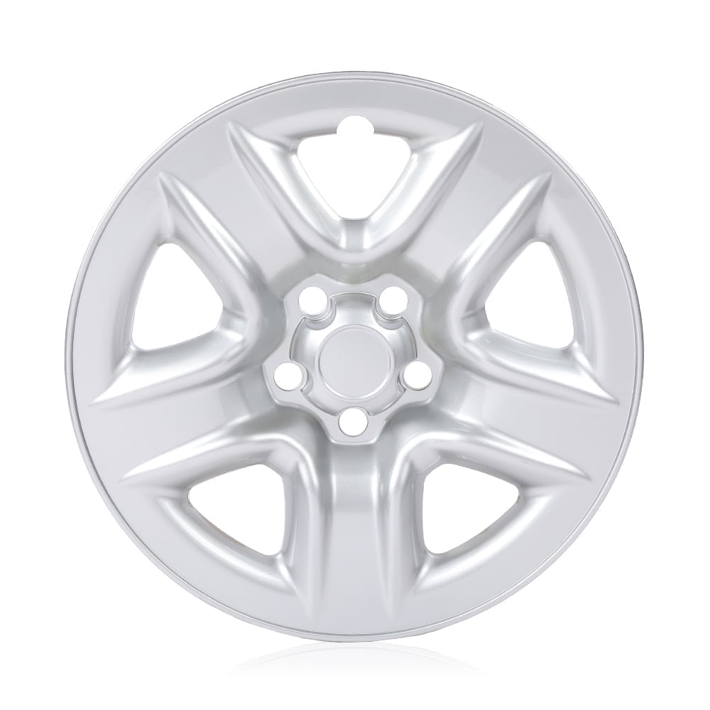 CROSSDESIGN 17" Silver Plaste Wheel Hub Caps Full Rim Skin Cover Fit ...