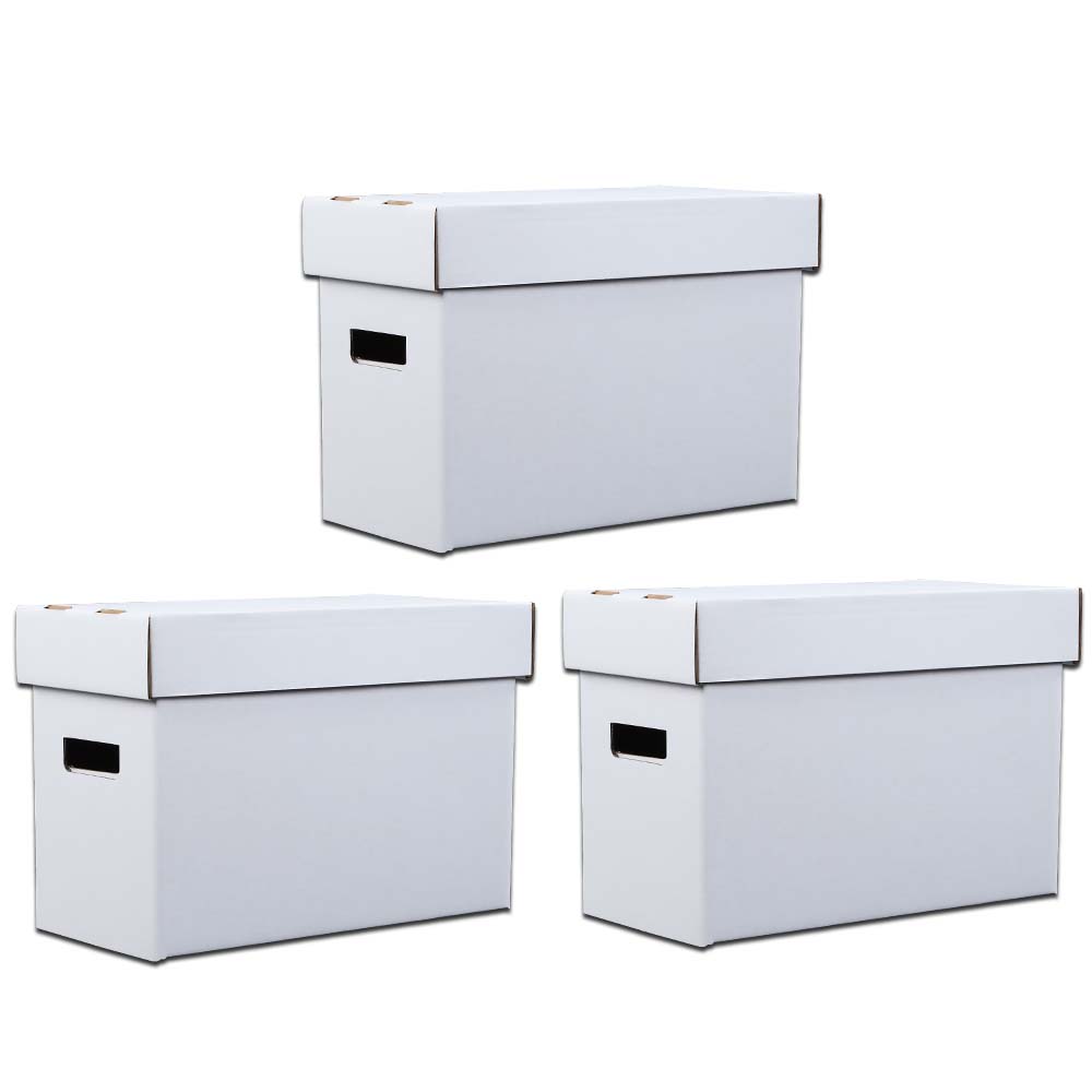 CROSSDESIGN 3 Pcs Short Comic Book Storage Boxes Holds 150 175 ...