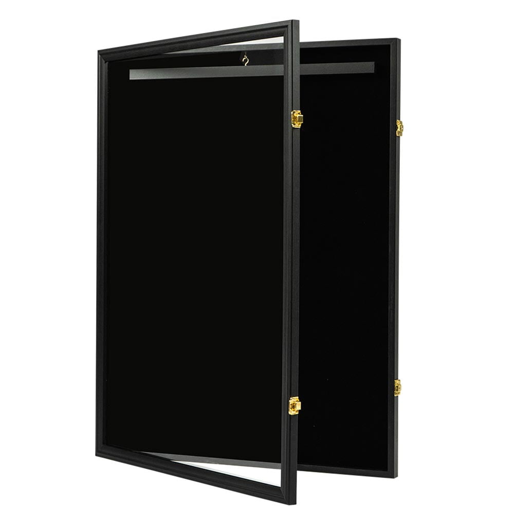 CROSSDESIGN 32" Jersey Frame Box Wall Display/Case Rack Frame Lockable ...