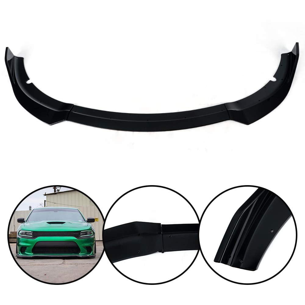 CROSSDESIGN 3Pcs Front Bumper Lip Spoiler Spiltter Body Kit Fit for ...