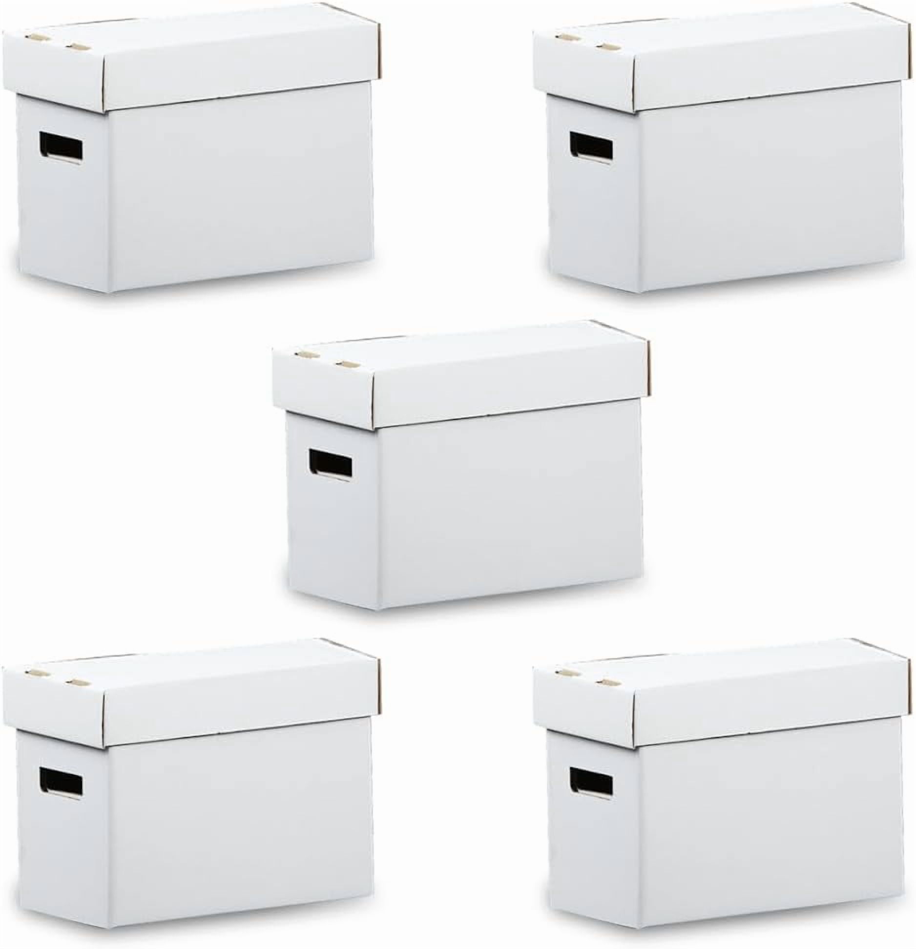 CROSSDESIGN 5 Pack Comic Book Storage Holds 150-175 Comics Collapsible ...