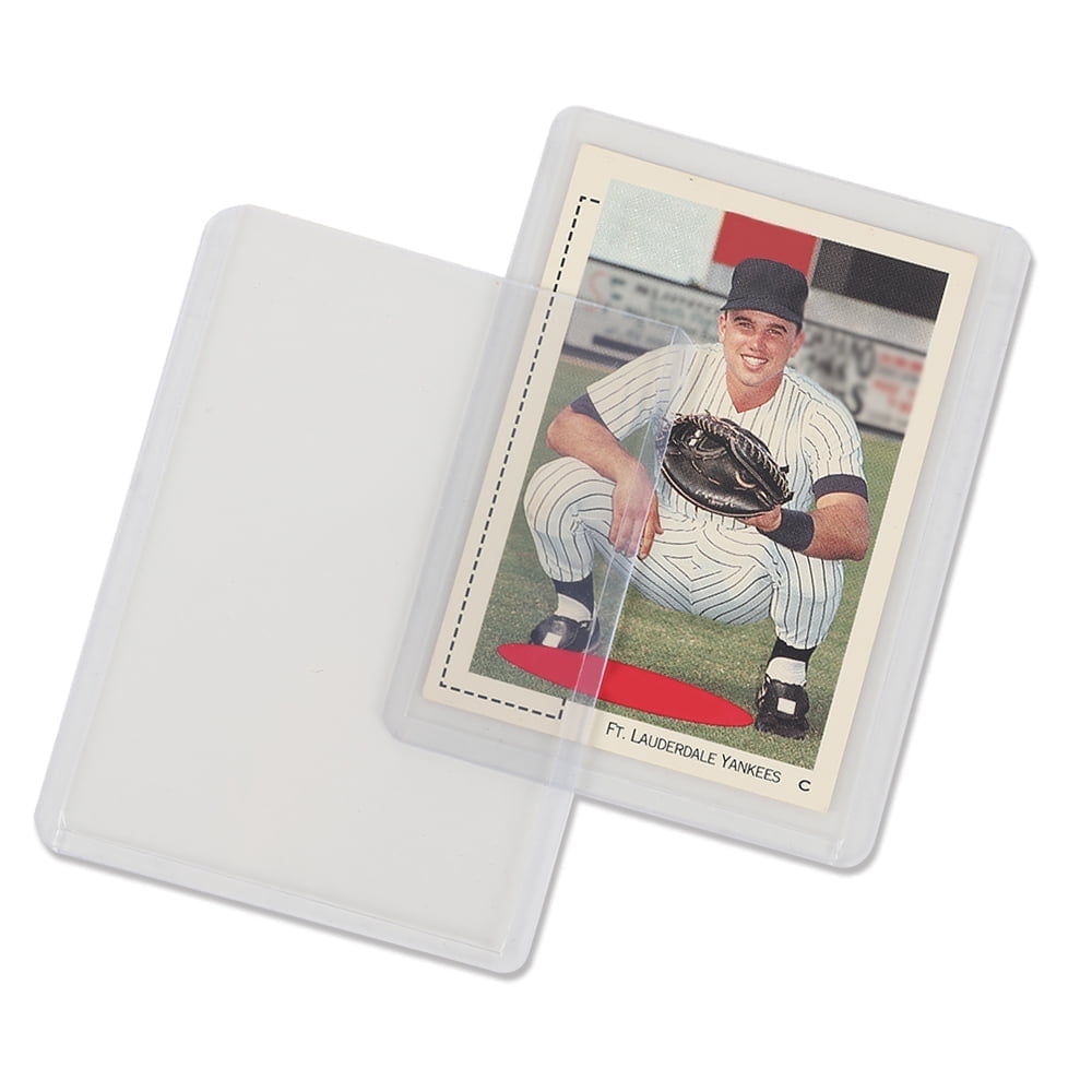 CROSSDESIGN BCW Hard Plastic Baseball Trading Card Topload Holders ...