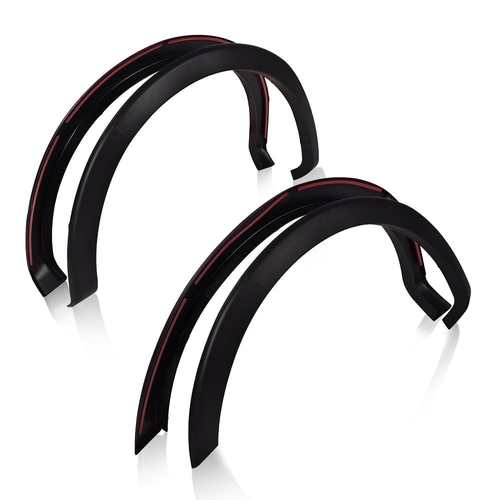 CROSSDESIGN Black Wheel Cover Fender Flares Fit for 2009-2014 Ford F150 ...