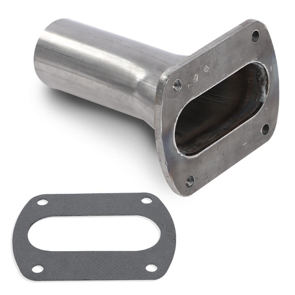 CROSSDESIGN Catalytic Converter Repair Flange Fit for Ford F250 F350 ...