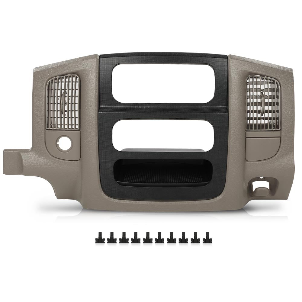CROSSDESIGN Center Dash Radio Bezel Trim Panel Fit for Dodge Ram 1500 ...