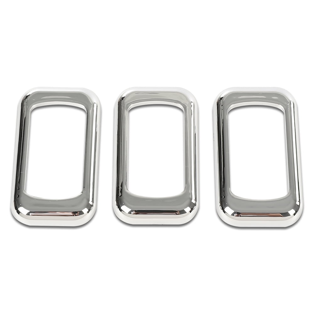 CROSSDESIGN Chrome Rocker Switch Trim Bezel Fit for Peterbilt Keworth ...