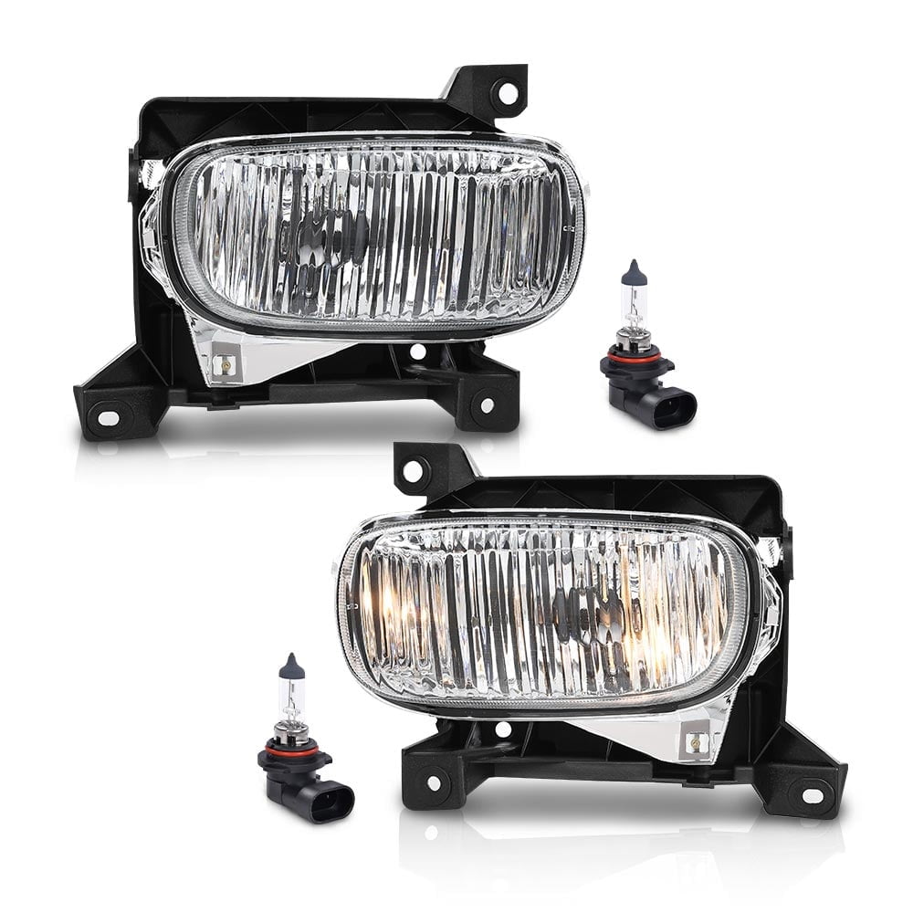 CROSSDESIGN Clear Lens Fog Light Fit for Toyota Tundra (submodel: Base ...