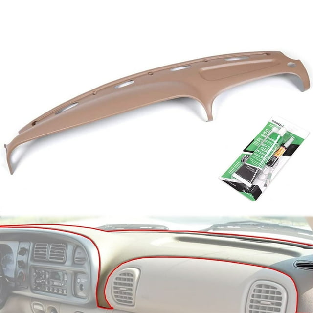 CROSSDESIGN Dash Pad Cover Dashboard Overlay Cap Fit for Dodge Ram 1500 ...