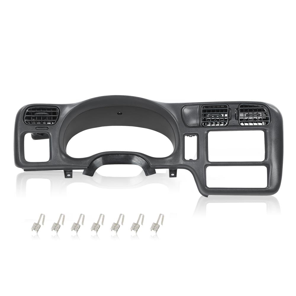 CROSSDESIGN Dashboard Bezel Cluster Dash Bezel Trim Double Din Fit for ...