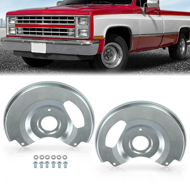 CROSSDESIGN Disc Brake Dust Shields Backing Plates New Fit for 1971 ...