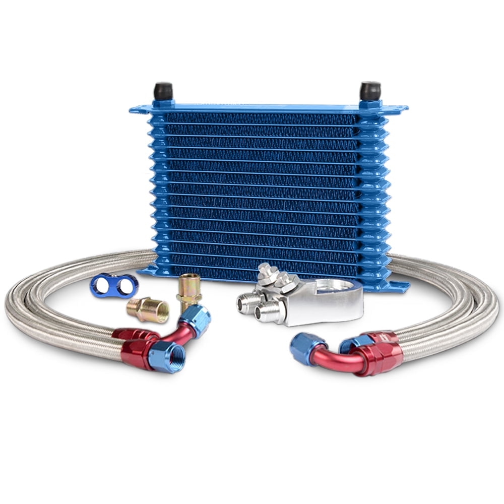 CROSSDESIGN Engine Transmition Oil Cooler Kit + Oil Filter Relocation ...