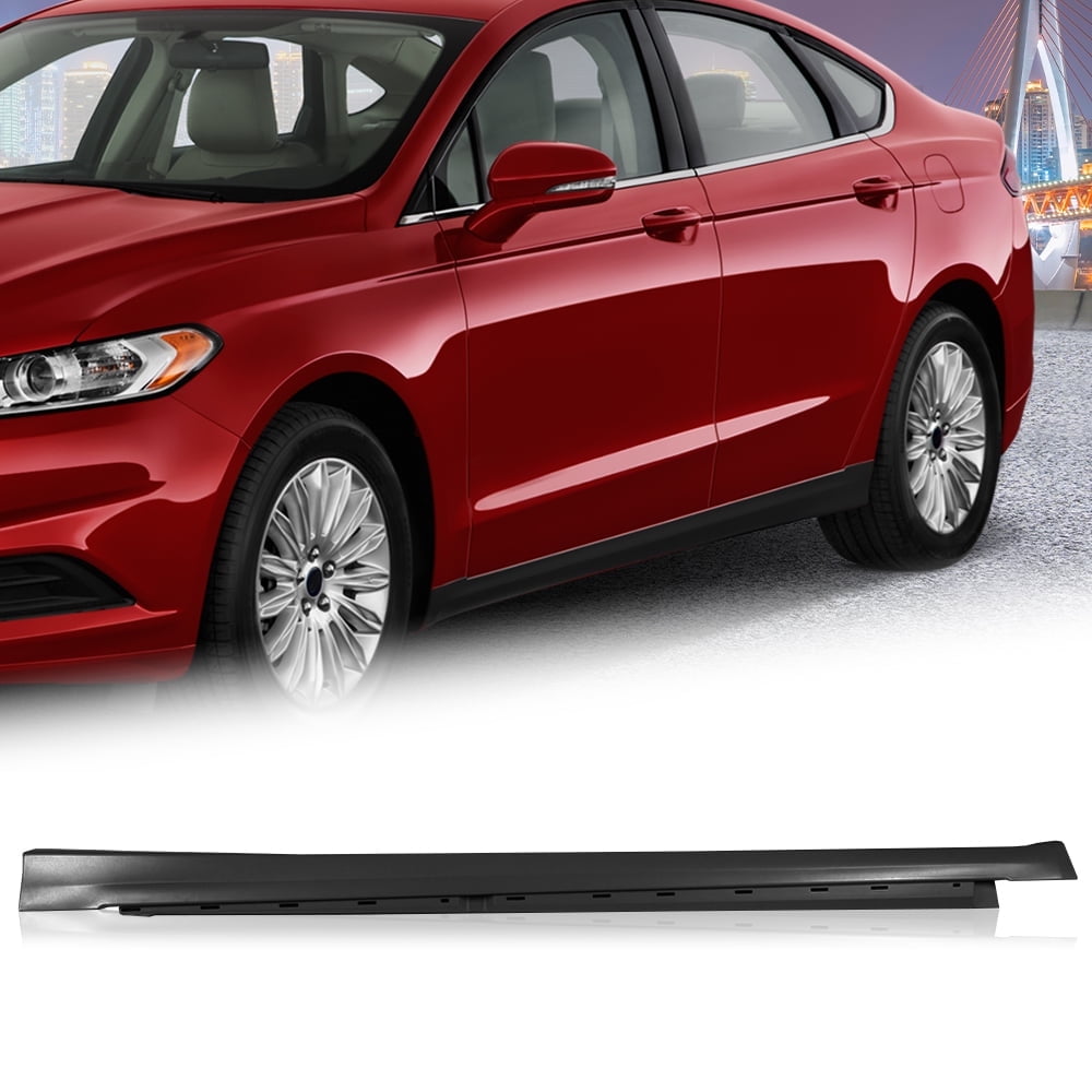 CROSSDESIGN Black Exterior-Rocker Panel Molding Trim Fit for 2013-2018 ...