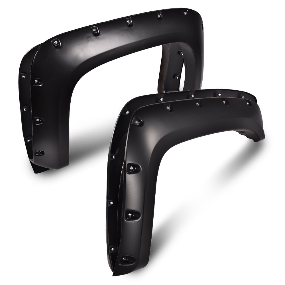 CROSSDESIGN Fender Flares Fit for Chevy Silverado 1500 2500HD/3500HD ...
