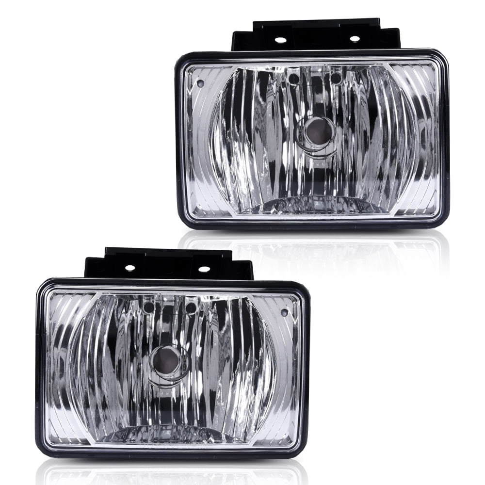 CROSSDESIGN Pair Fog Lights Lamp Fit for 2004-2012 Chevy Colorado/GMC ...