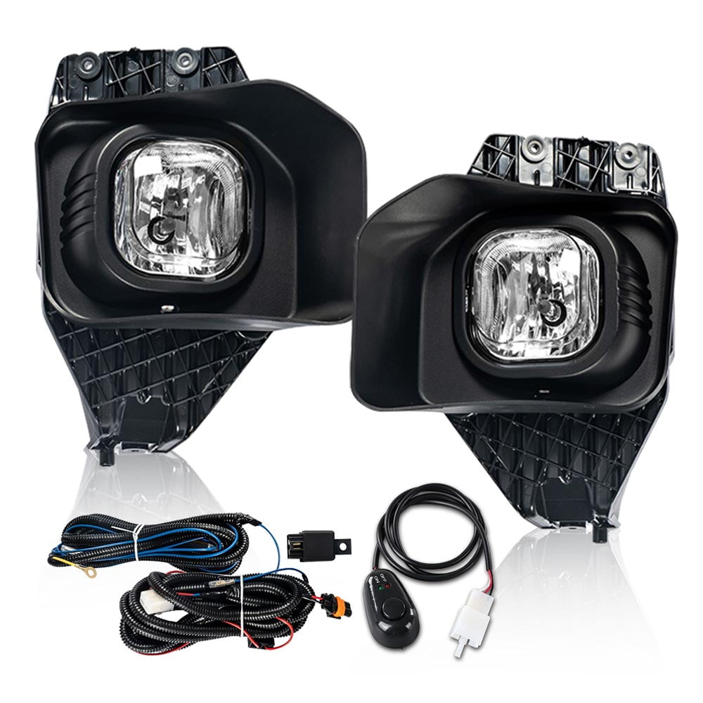 CROSSDESIGN Fog Lights W/Switch Fit for 2011-2015 Ford F250 F350 F450 ...