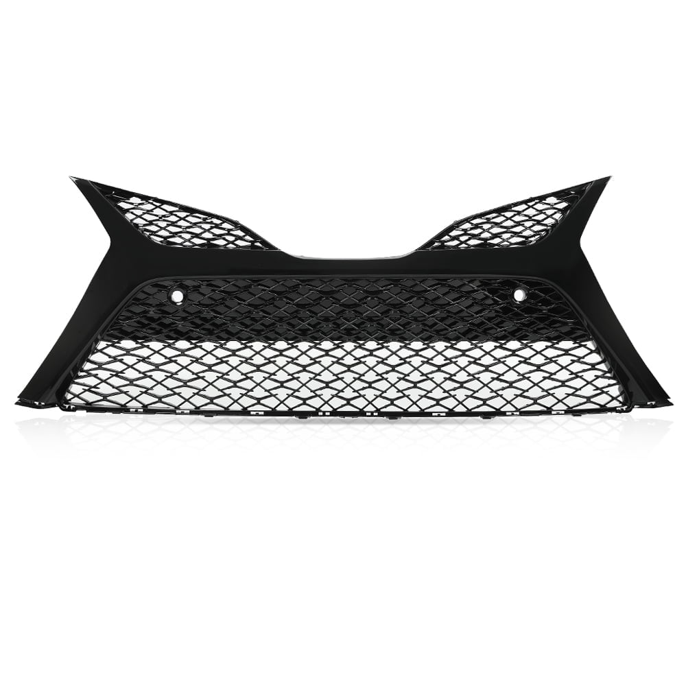 CROSSDESIGN Front Bumper Grille Grill Trim Glossy Black Fit for 2018 ...