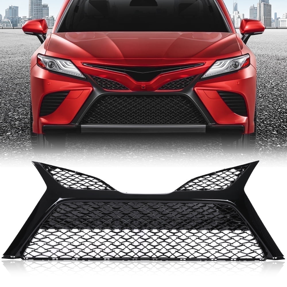 CROSSDESIGN Front Bumper Lower Grille Grill Fit for Toyota Camry SE XSE ...