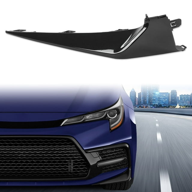 CROSSDESIGN Front Bumper Lower Side Molding Trim Fit for Toyota Corolla ...