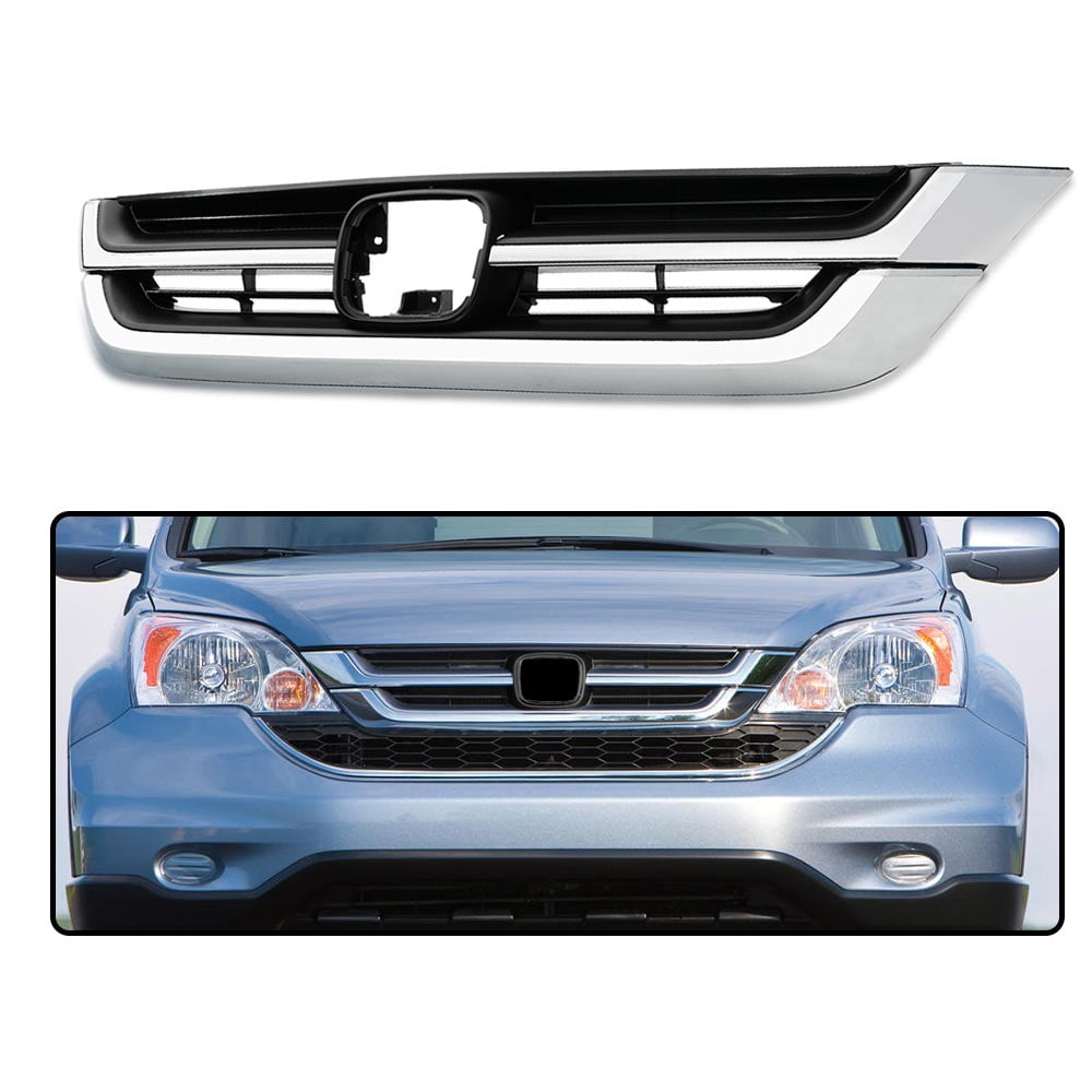CROSSDESIGN Front Bumper Upper Grille Grill Fit for Honda CRV CR-V 2010 ...