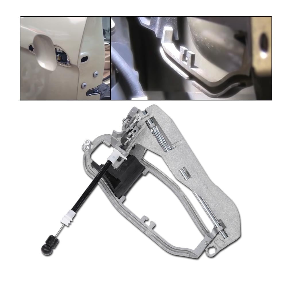 CROSSDESIGN Outside Front Left Driver Side Door Handle Carrier Fit for ...
