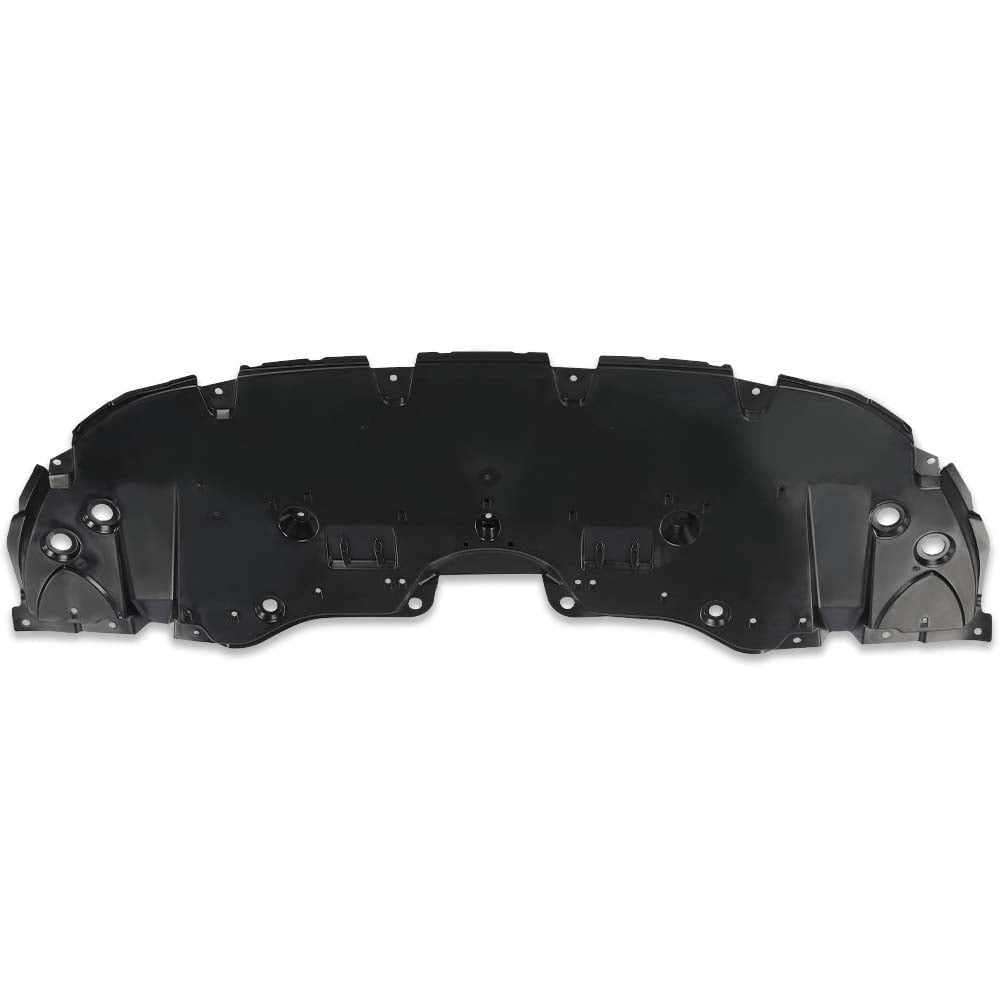 CROSSDESIGN Plastic Black Front Engine Splash Shield Fit for 2018-2021 ...