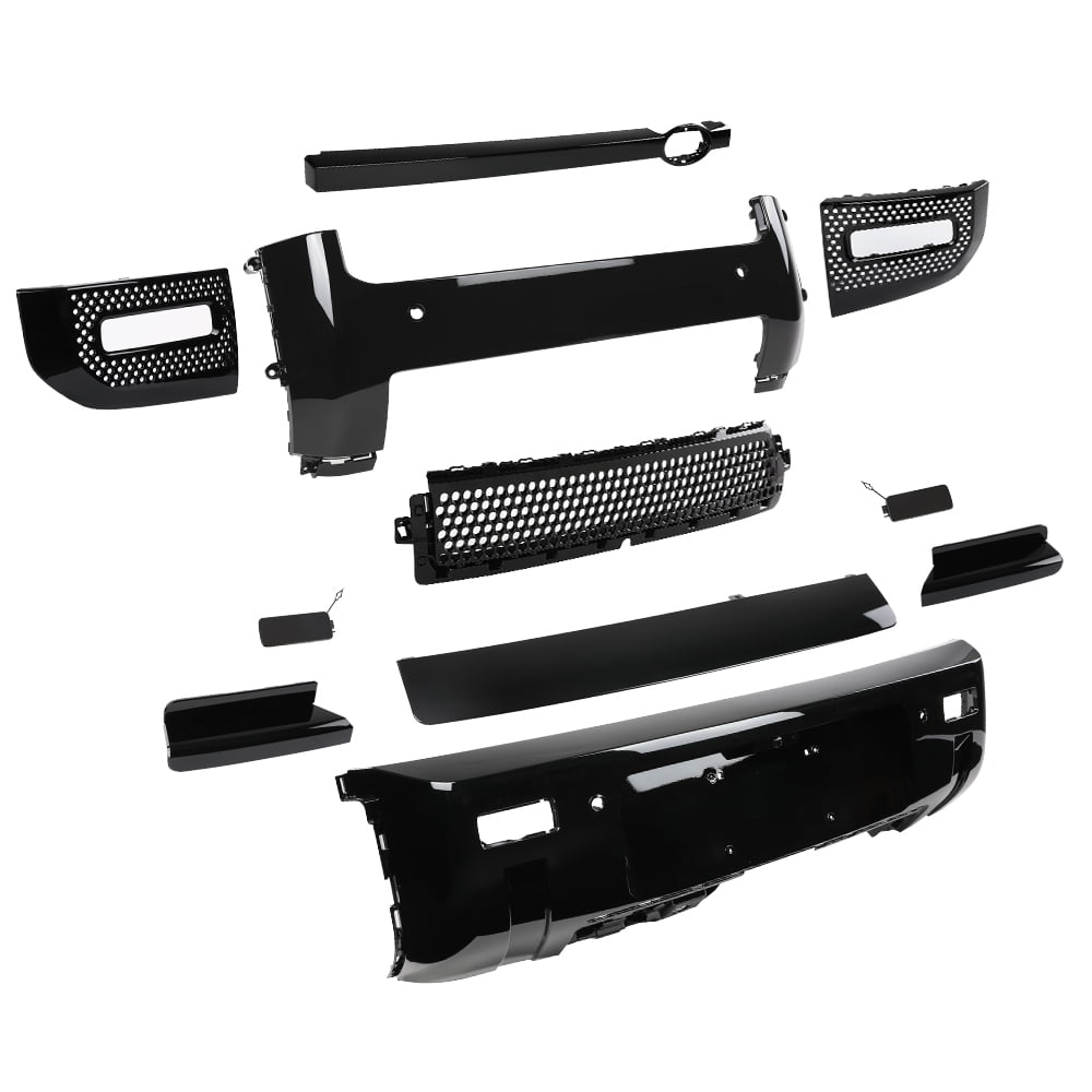 CROSSDESIGN Front Rear Lip Bumper Guard Skid Kit For 2020-24 Land Rover ...