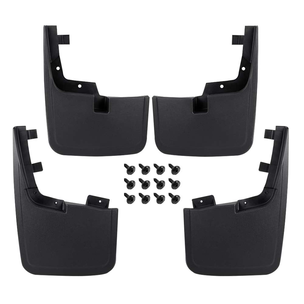 CROSSDESIGN Front Rear Splash Mudguards Mud Flaps Fit for Ford F150 ...